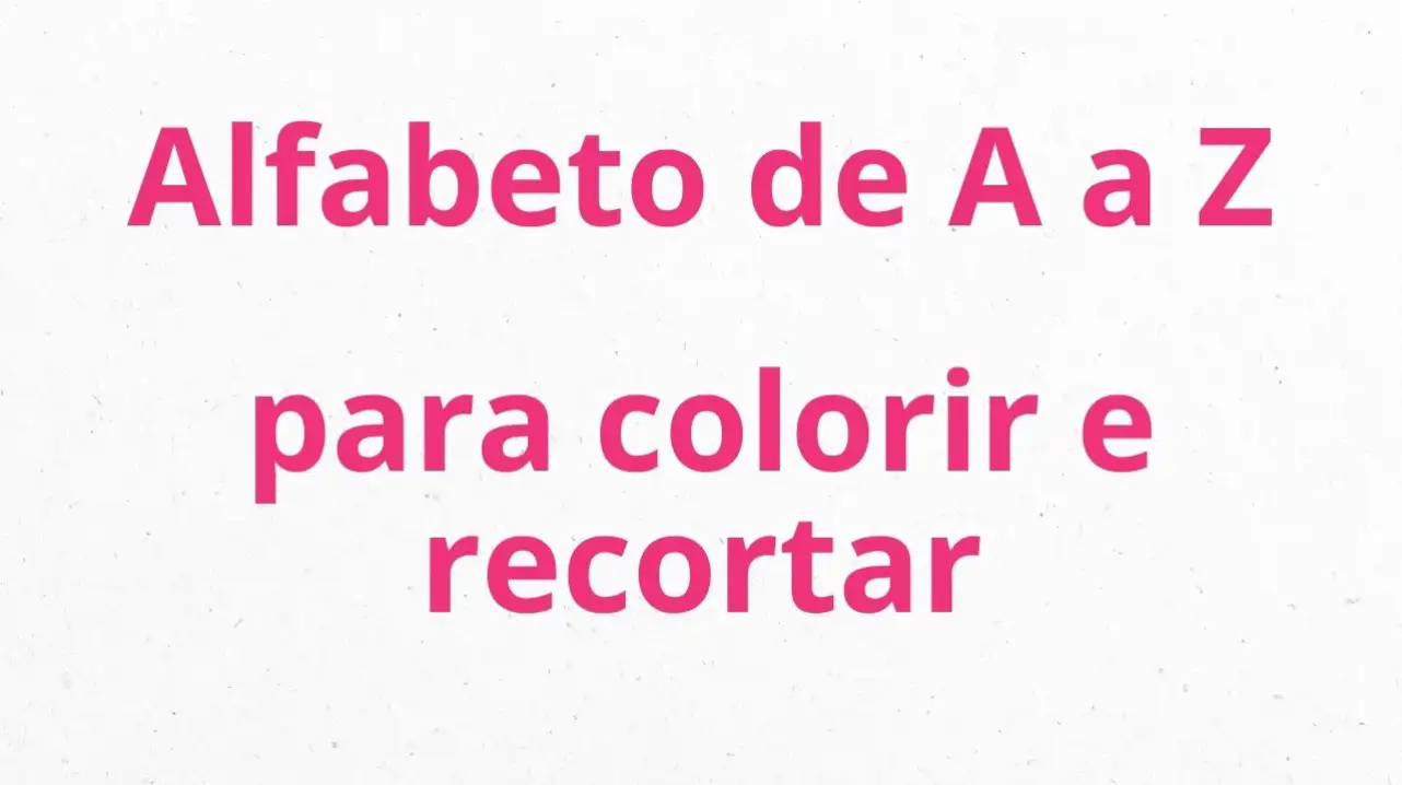 Moldes de Letras Grandes de A a Z para Imprimir
